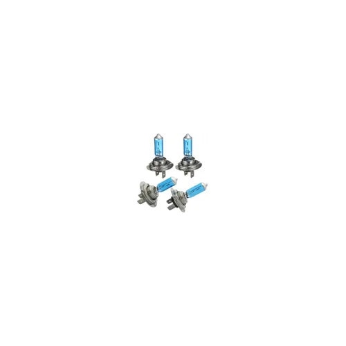 Becuri halogen H7, lampi auto, 12V 100W, lumina alba, 4 buc - eMAG.ro