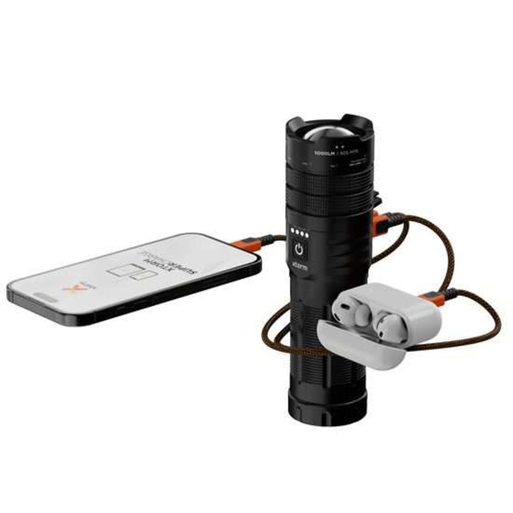 XTORM External PowerBank 10.500mAh with flashlight 1000 lumen - XT ...