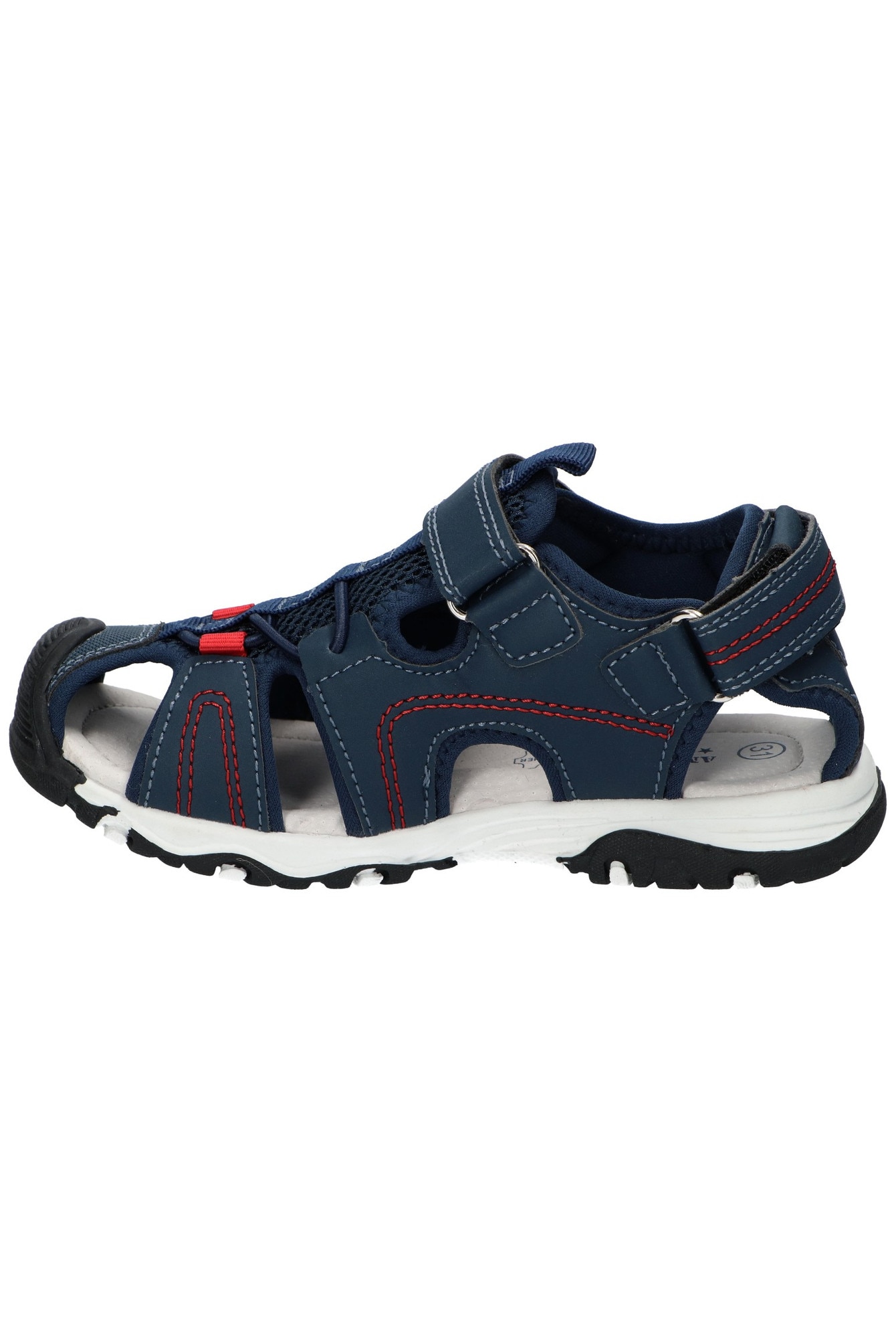 Sandale inchise pentru copii American Club RL184, cu velcro si elastic ...