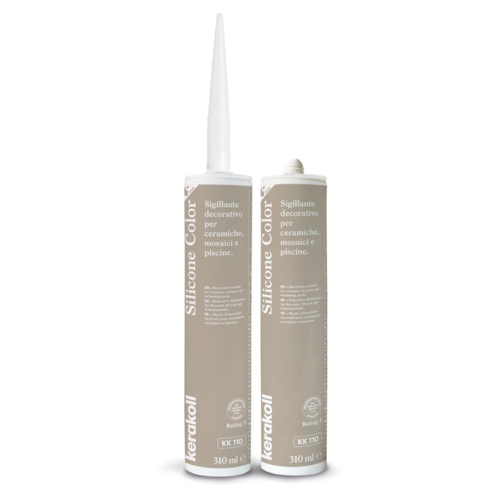 Silicon sanitar Kerakoll Silmat Color KK110 bej-piersica 290ml ultra ...