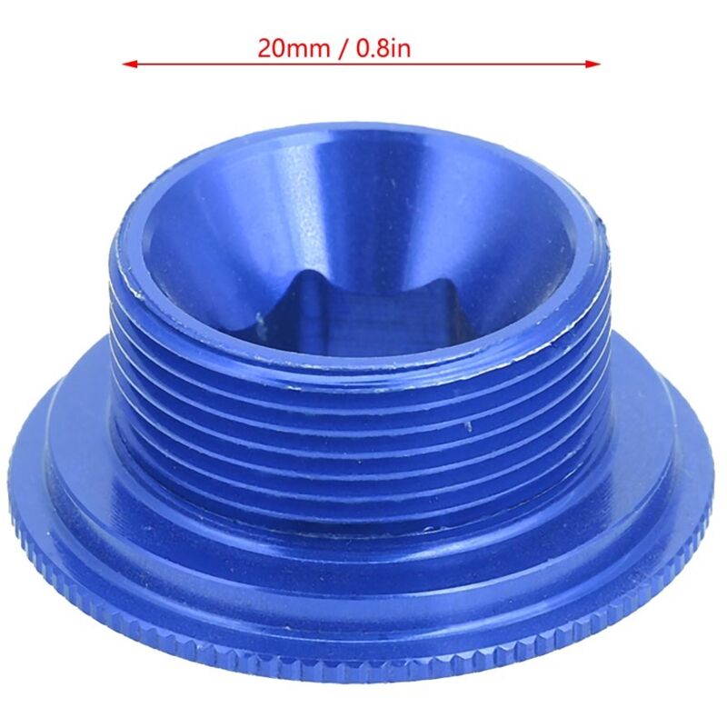 Surub brat pedalier aluminiu M20x10mm albastru - eMAG.ro