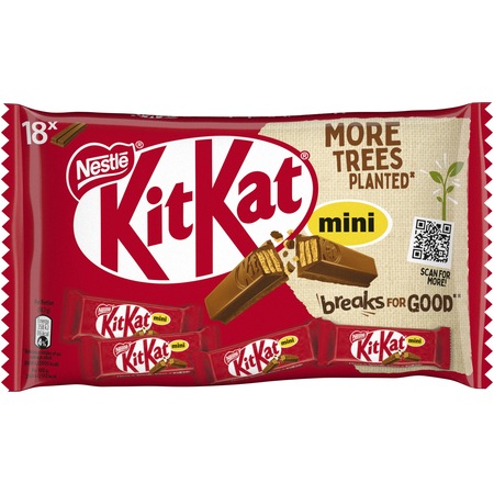 Batoane de ciocolata, KitKat Mini, 18 bucati, 301 g - eMAG.ro