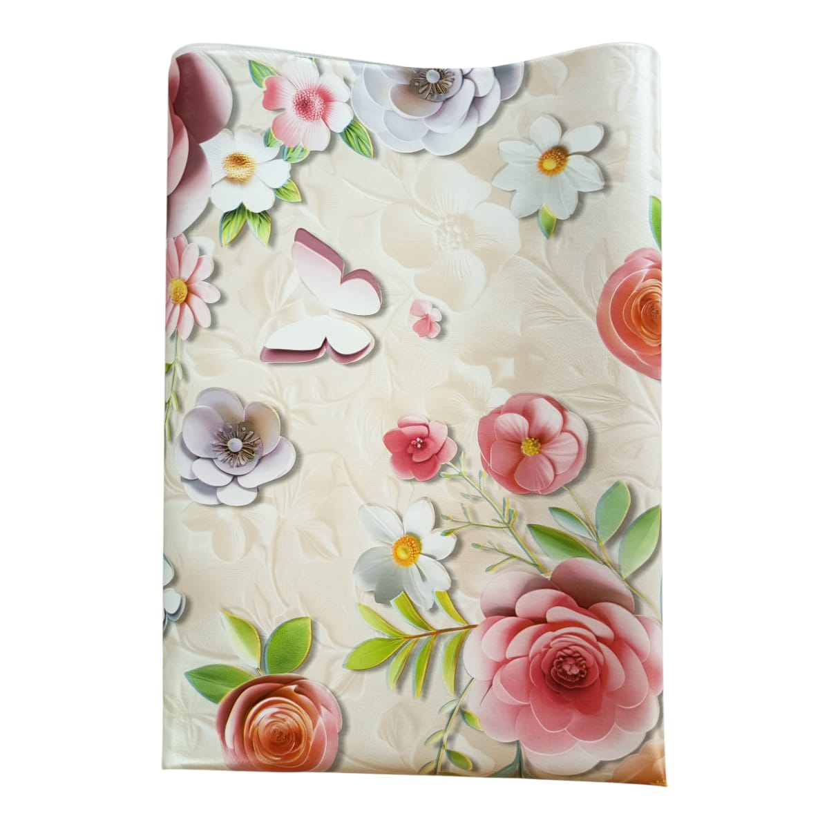 Fata de masa impermeabila 200×140 cm PVC Premium, model floral ...