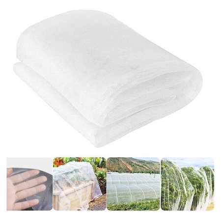 Plasa gradina anti-insecte si pasari alb 2,5x6m ultra fina - eMAG.ro
