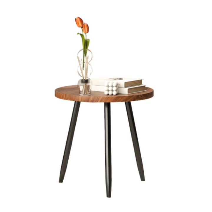 Masa de rattan, masa de cafea, maro, 80x40x45cm - eMAG.ro