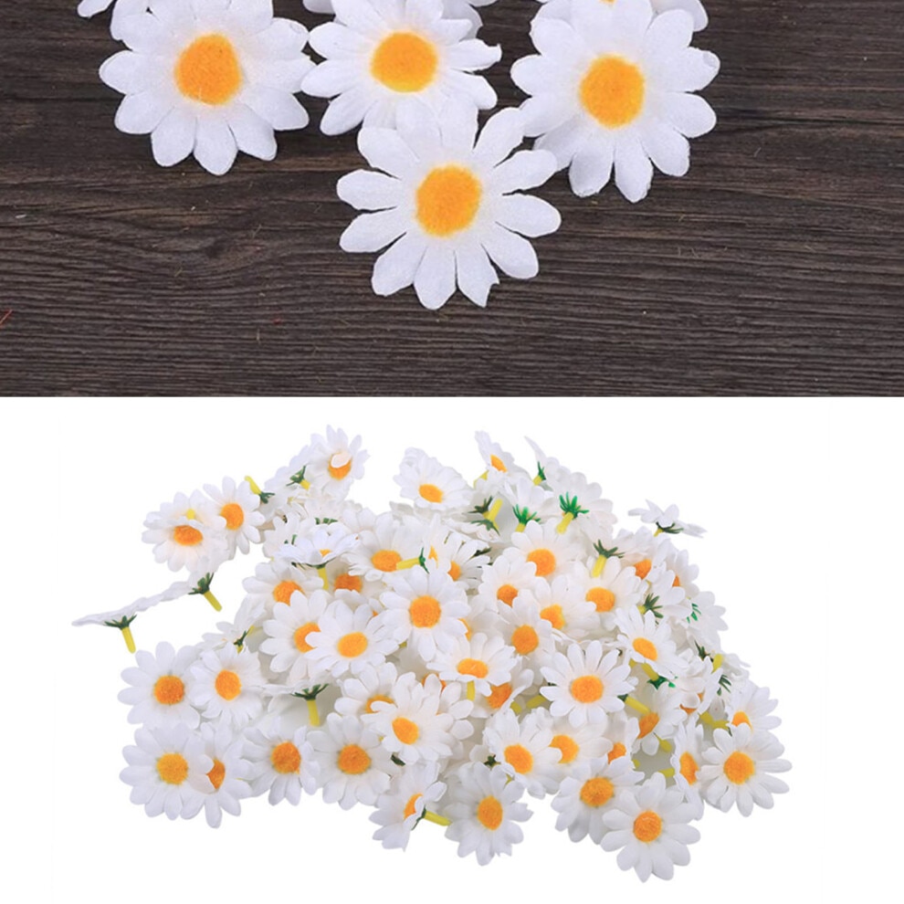 Flori artificiale margarete, 3.8cm, dublu strat, matase, rezistente la ...