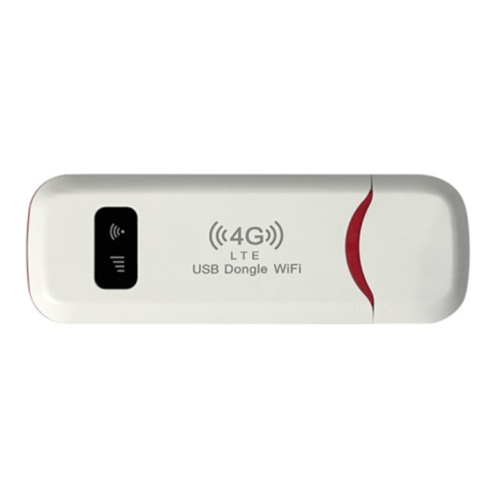 4G LTE hordozható modem, 150Mbps sebesség, fehér, USB - eMAG.hu