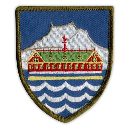 Emblema brodata Nuuk capitala Groenlandei patch cusut 8x6.7cm - eMAG.ro