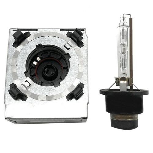 Kit bec xenon D2S si aprinzator, argintiu, plastic metal, universal ...