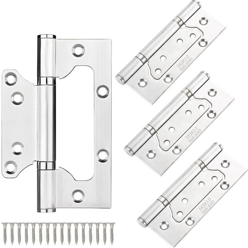 Balamale usa inox 5 inch set 4 bucati argintiu - eMAG.ro