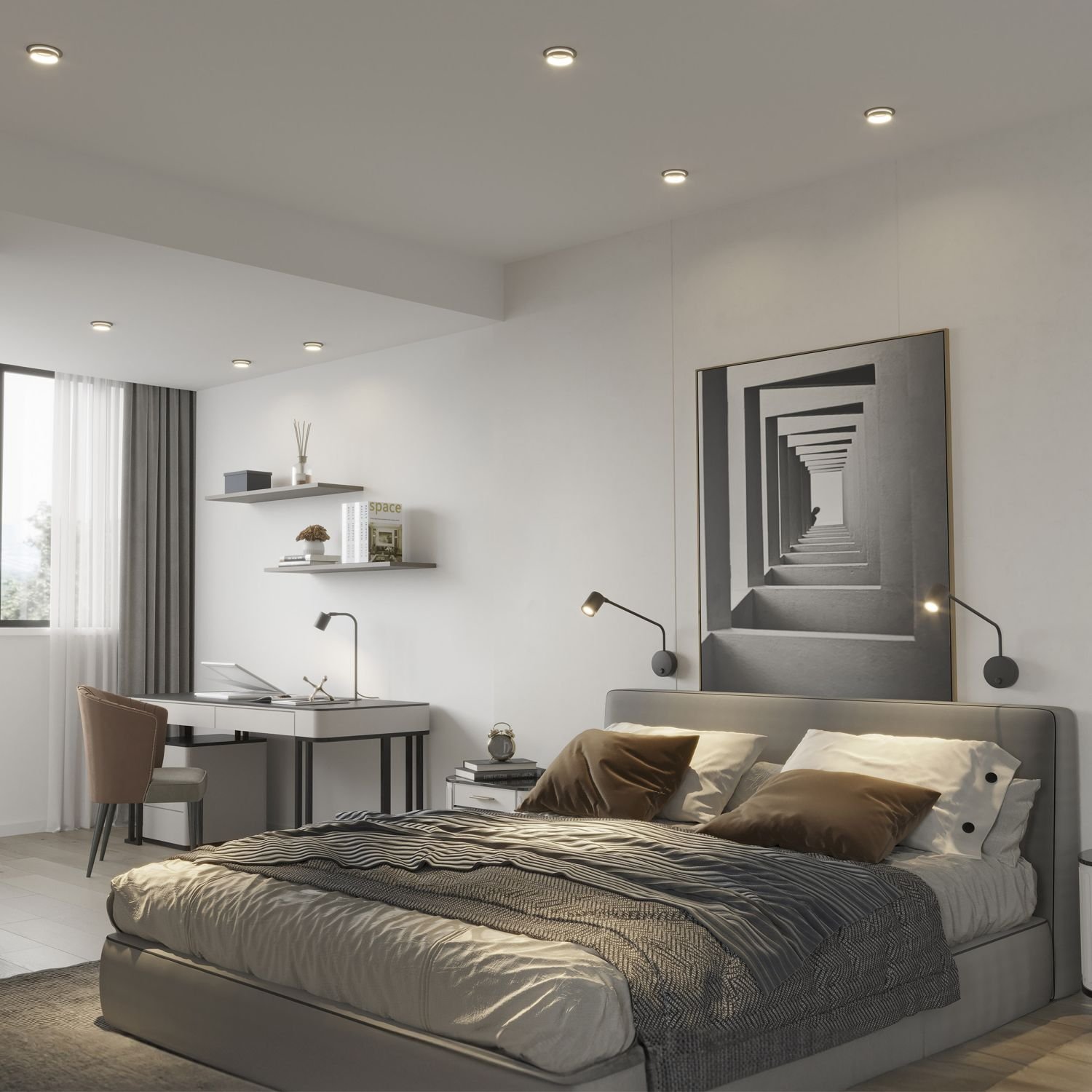 Аплик за стена TK Lighting NEX Black с ключ - eMAG.bg