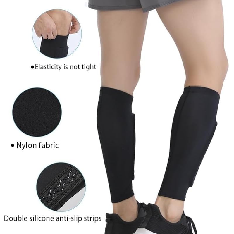 Aparatori tibie compresie, galben, XL - eMAG.ro