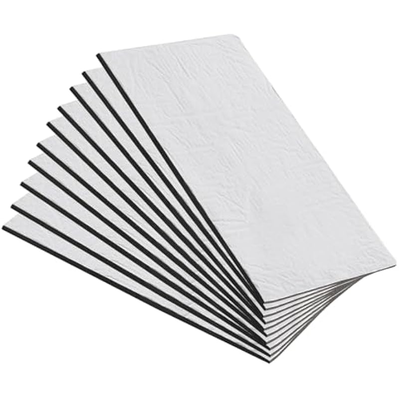 Set 10 panouri termoizolante auto, 25x18cm, spuma aluminiu, autoadezive ...