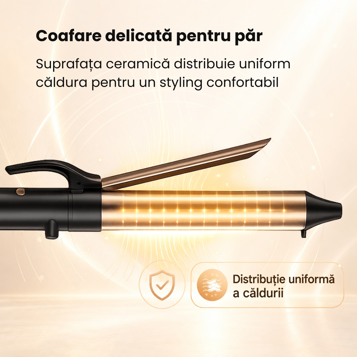 Ondulator Automat 32 mm pentru Bucle Lejere si Glam Waves, 5 Trepte ...
