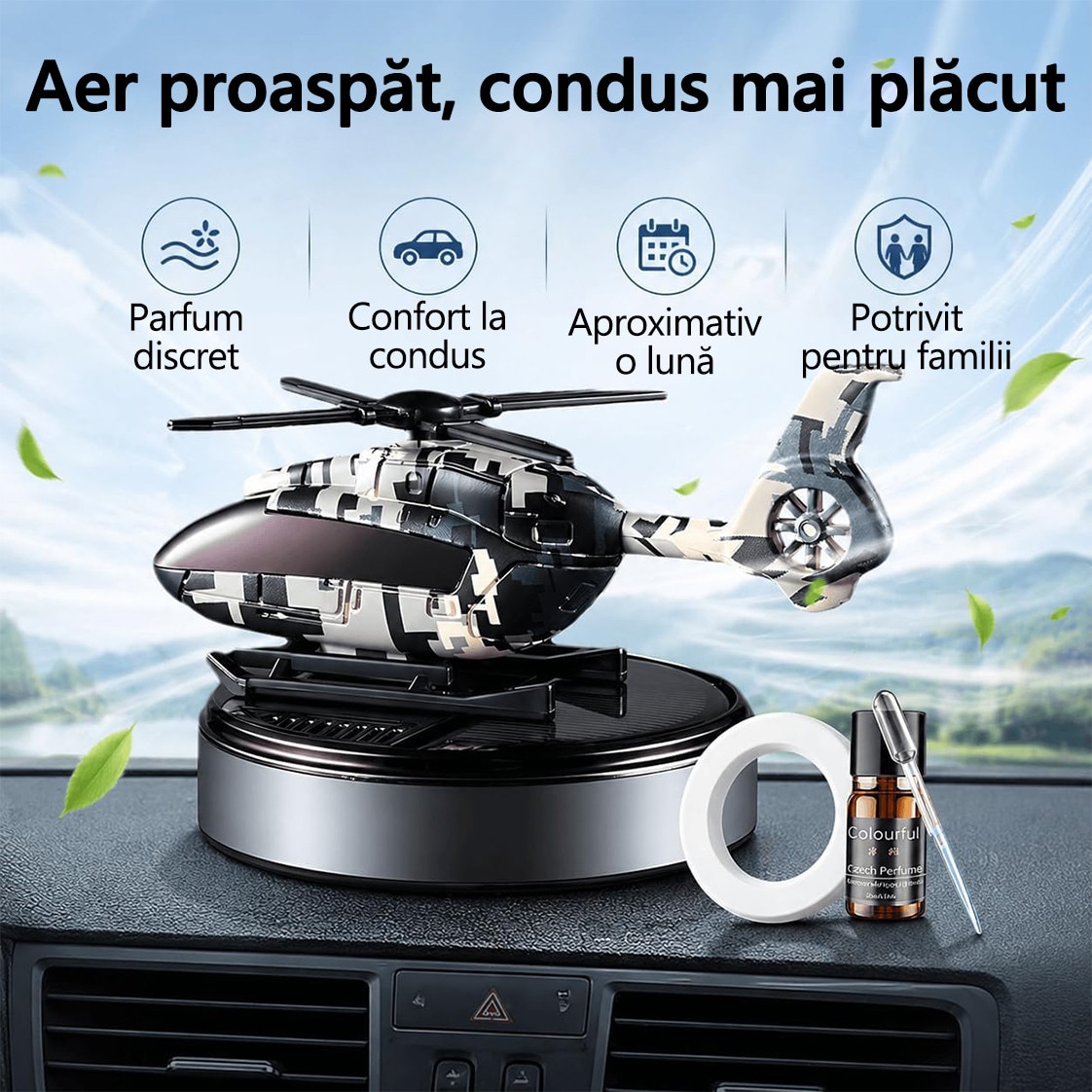 Odorizant Auto, Yulinland, Incarcare Solara, Model Elicopter, Baza ...