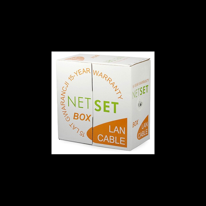 NETSET FTP 5e FTP Cat5e външен екраниран кабел [305m] - eMAG.bg