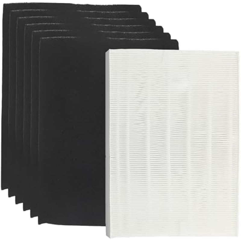 Filtru aer HEPA H13 cu 6 prefiltre carbon, pentru purificator Winix ...