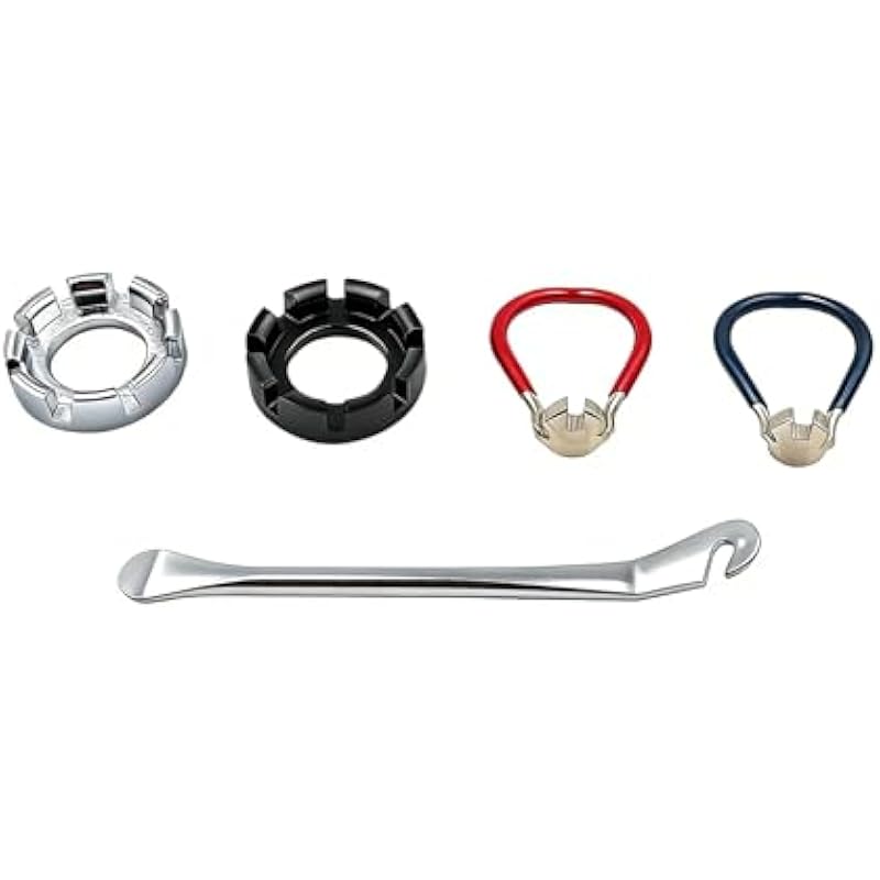 Set scule bicicleta, 5 piese, chei spite metalice si cauciuc, levier ...