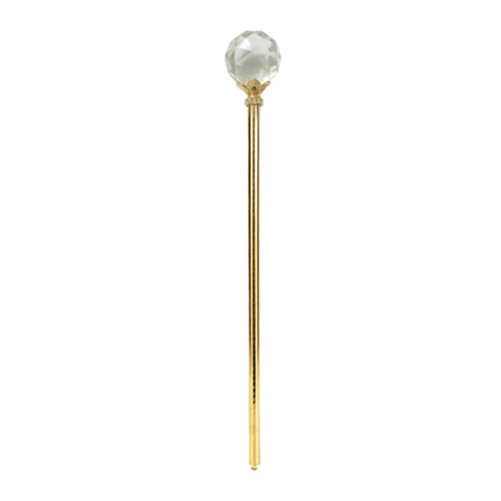 Sceptru cosplay cristal auriu 40cm - eMAG.ro