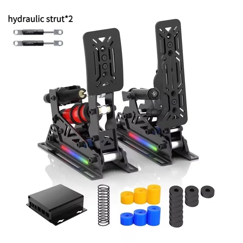 Pedala Sim Racing, otel inoxidabil, feedback tactil, 35x33x15cm - eMAG.ro