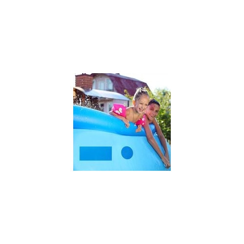 Set 40 patch-uri reparare autoadezive PVC pentru piscine, forme ...