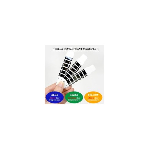 Set 10 benzi termometru frontal reutilizabil pentru copii multicolor ...