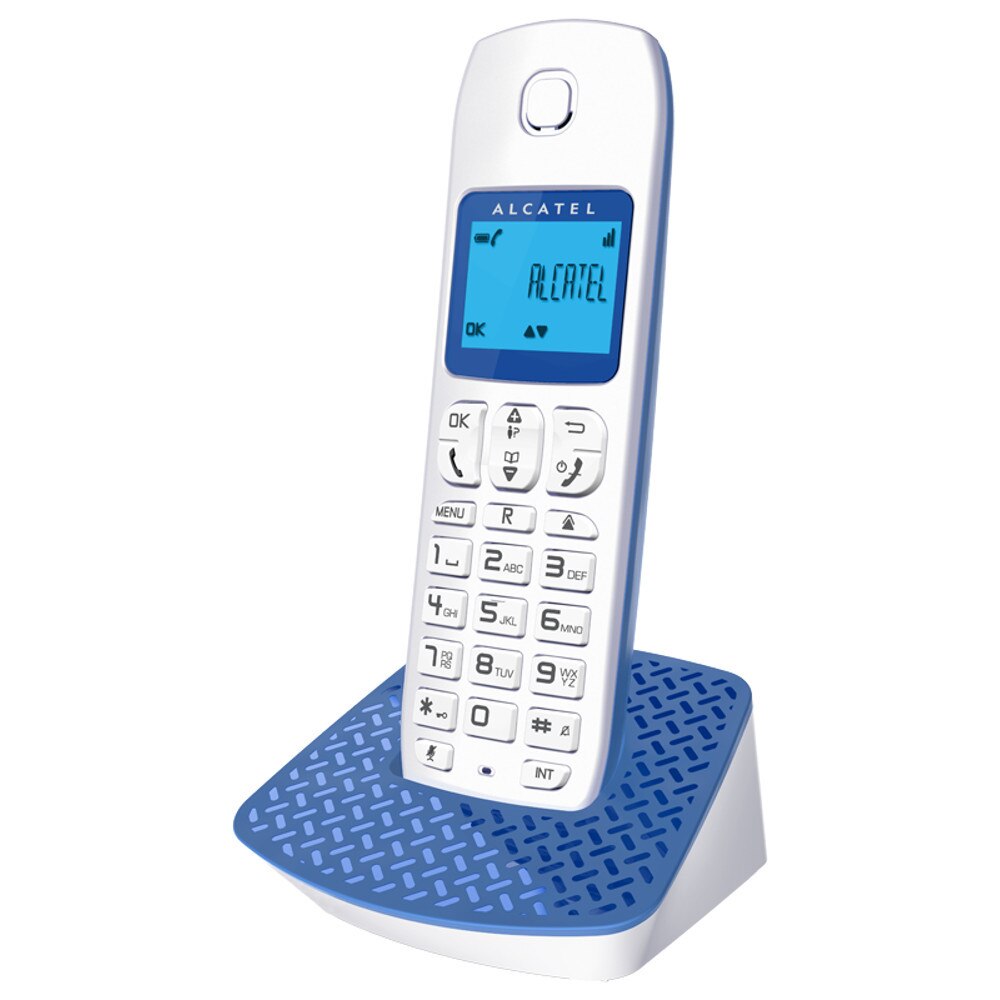 Telefon fara fir DECT Alcatel E132, Caller ID, Albastru - eMAG.ro