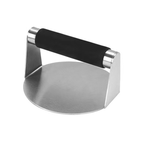 Presa burger inox cu maner siliconat, 14cm, rezistenta la caldura - eMAG.ro