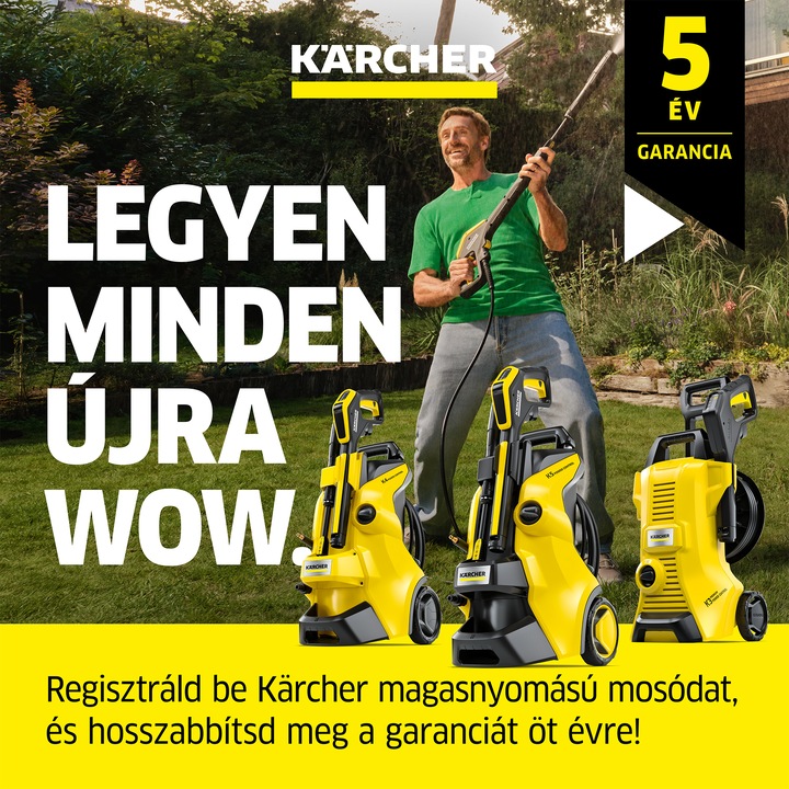 Водоструйка Kaercher K5 Basic, 2100W, 500 l/h подаване на вода, макс ...
