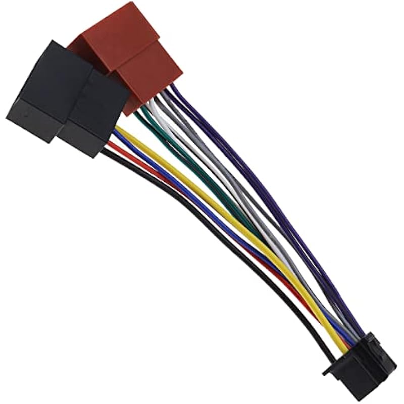 Adaptor cablu conectare radio auto 16 pini la ISO 8 pini, negru - eMAG.ro