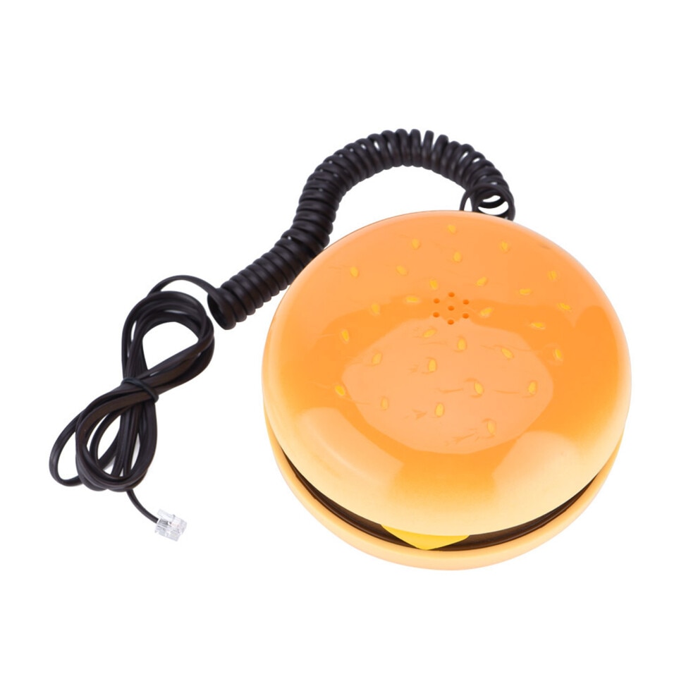 Telefon fix cu fir hamburger, design original, sunet clar, functie ...