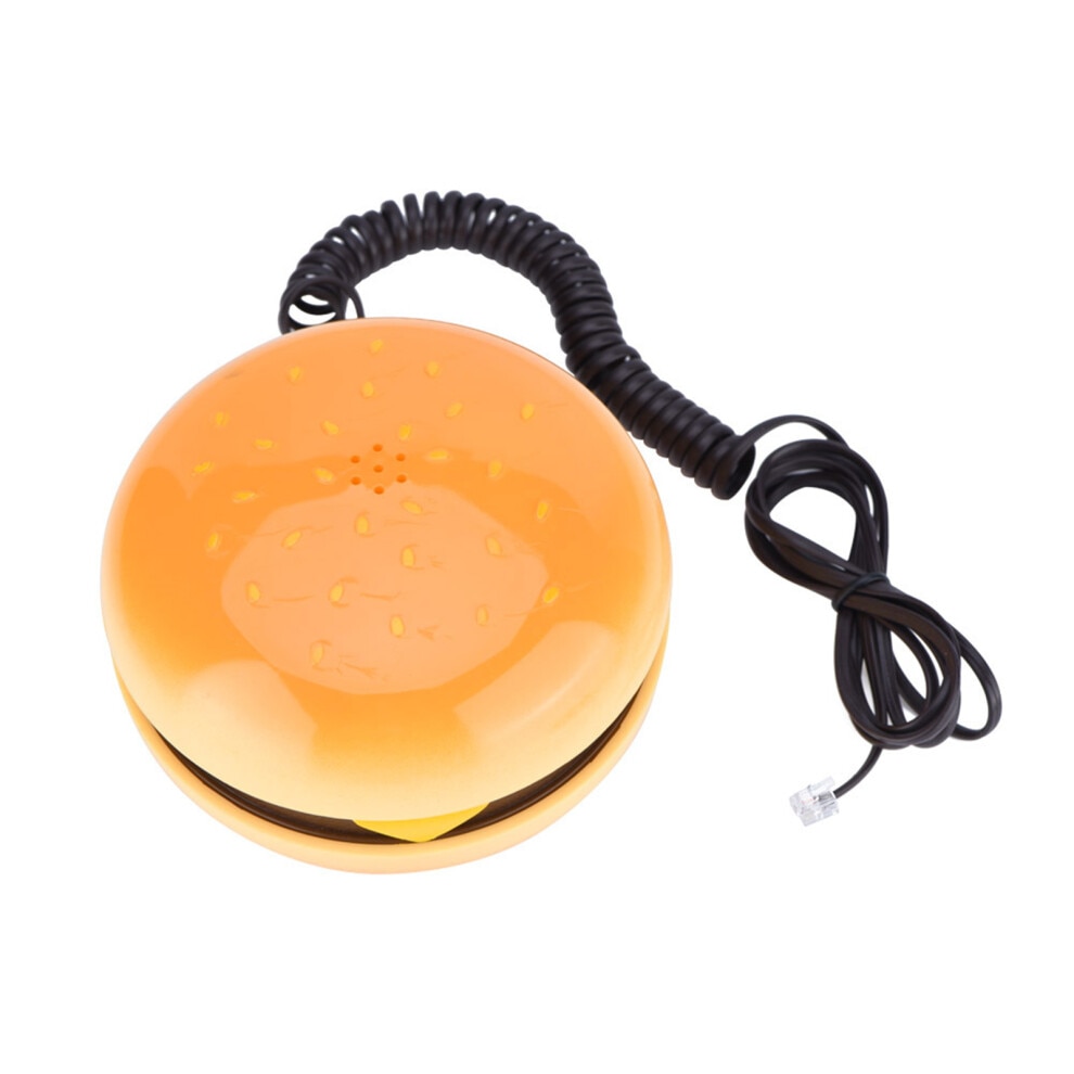 Telefon fix cu fir hamburger, design original, sunet clar, functie ...