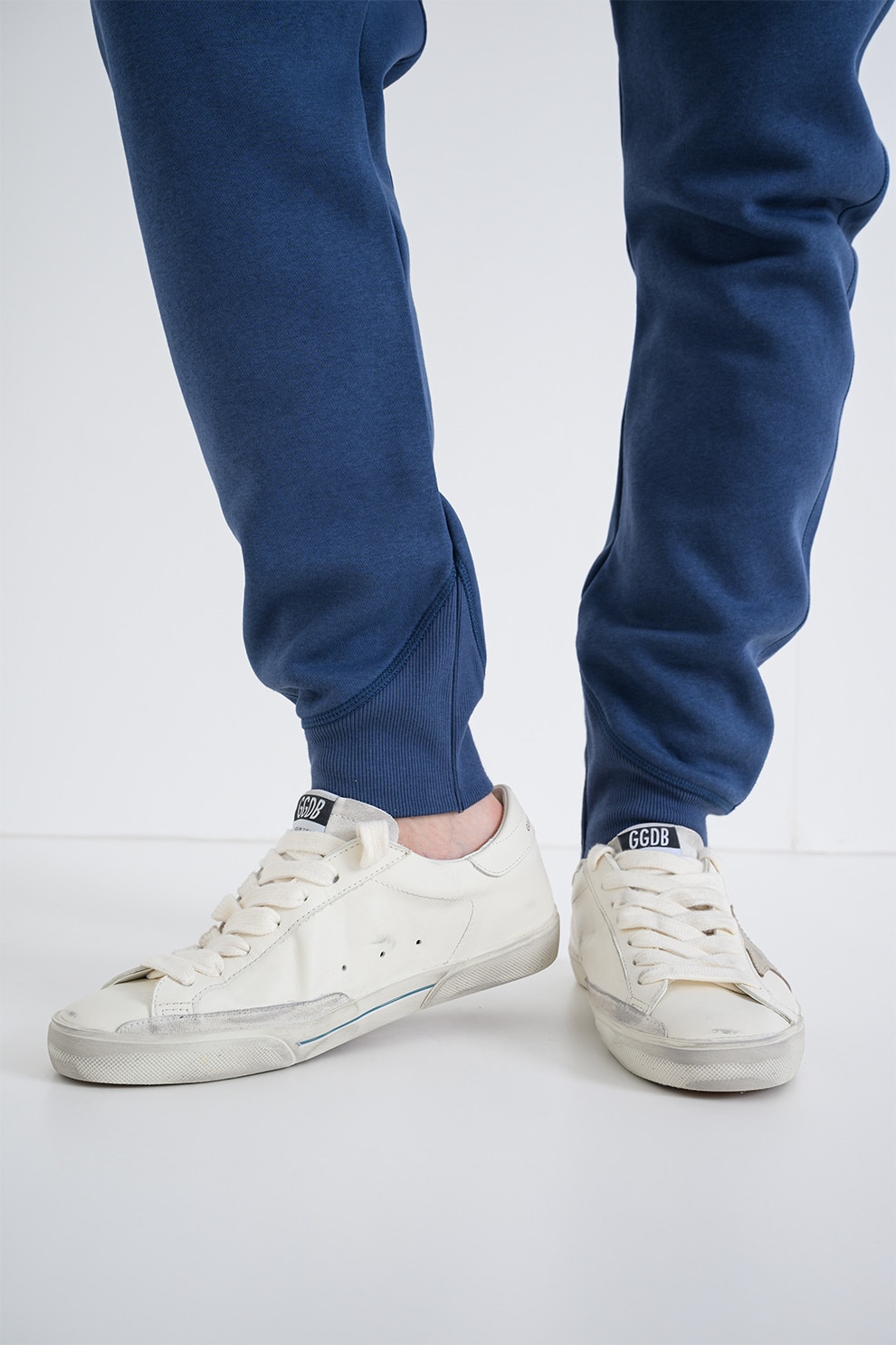 GOLDEN GOOSE, Pantofi sport Super Star din piele, Alb fildes, 45 - eMAG.ro