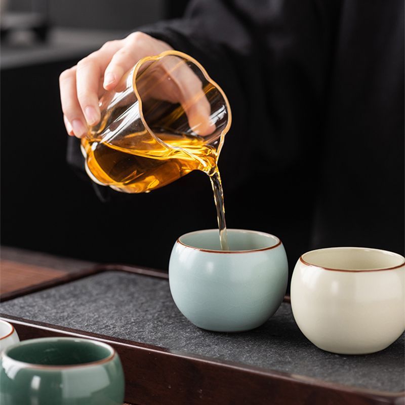 Set 5 Cesti Cafea/Ceai/Cappuccino Portelan Stil Japonez Multicolor ...