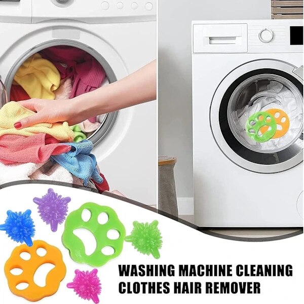 Set bile pentru masina de spalat, 4 dispozitive pentru indepartat parul ...