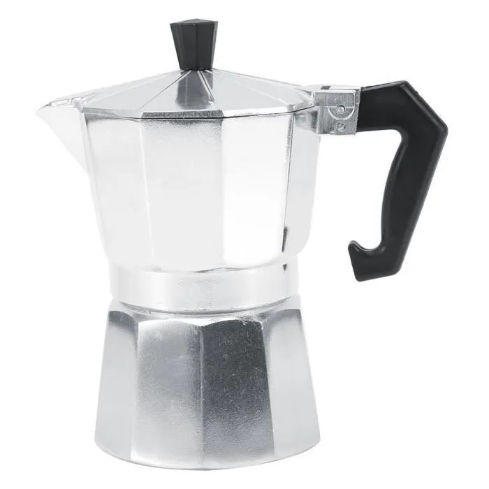 Espressor Moka Pot aluminiu italian 150ml gri 3 cani - eMAG.ro