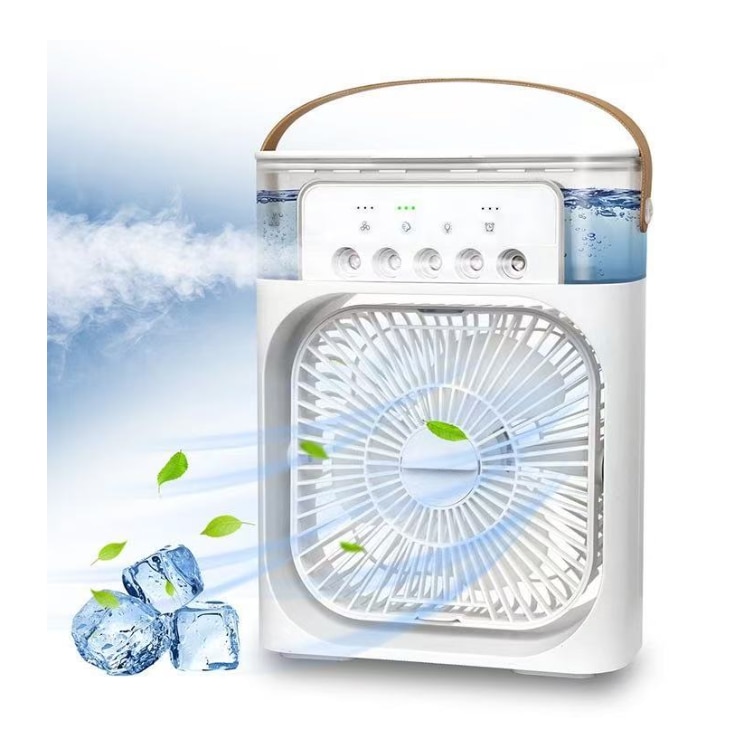 Ventilator umidificator ATT cu spray, mini, 5 trepte, alb, 15.8x7 ...