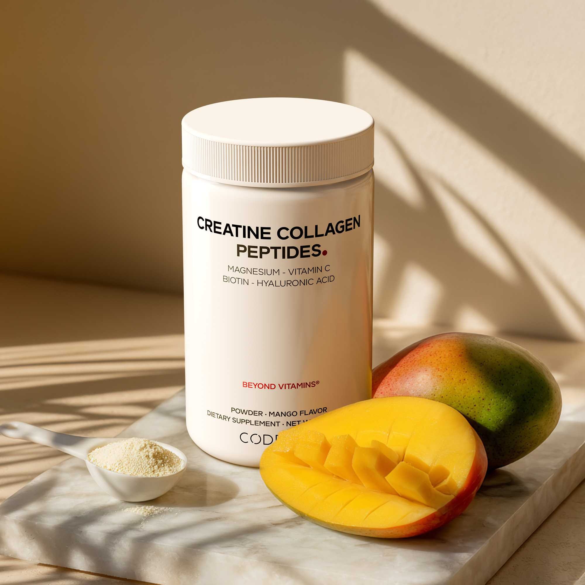Codeage Creatine Collagen Peptides – Formula avansata cu colagen marin ...