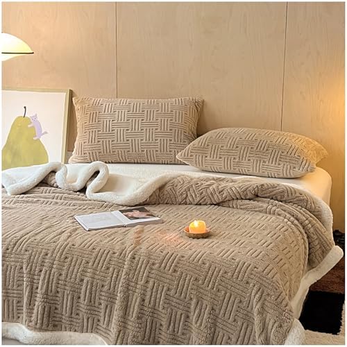 Patura, YSBER®, 2 persoane, 200x230cm, Groasa, Material dublu strat ...