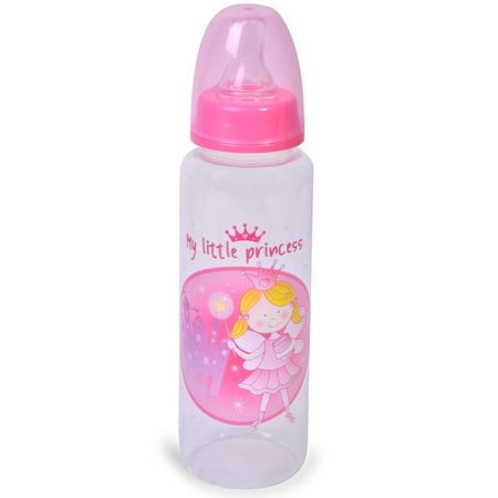 Biberon cu capac, 250 ml, Pink Princess - eMAG.ro