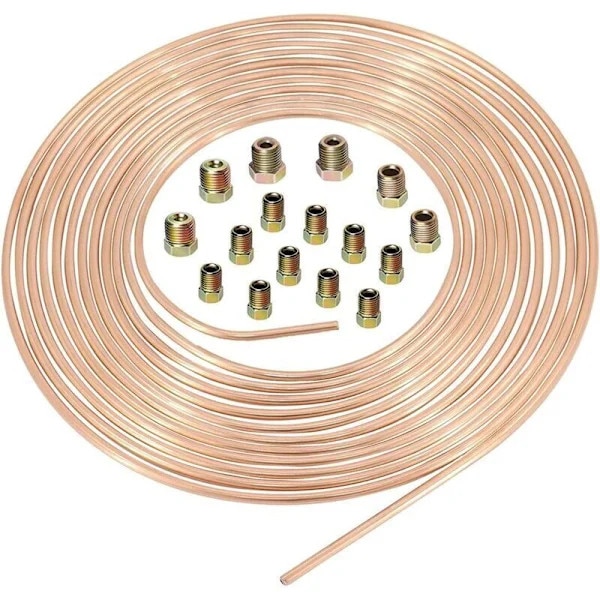 Set conducte frana cupru-nichel 7,62m 4,75mm 16 fitinguri - eMAG.ro