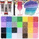 Set strasuri pentru unghii, Swejah, 30000 bucati, 28 culori, 3mm ...