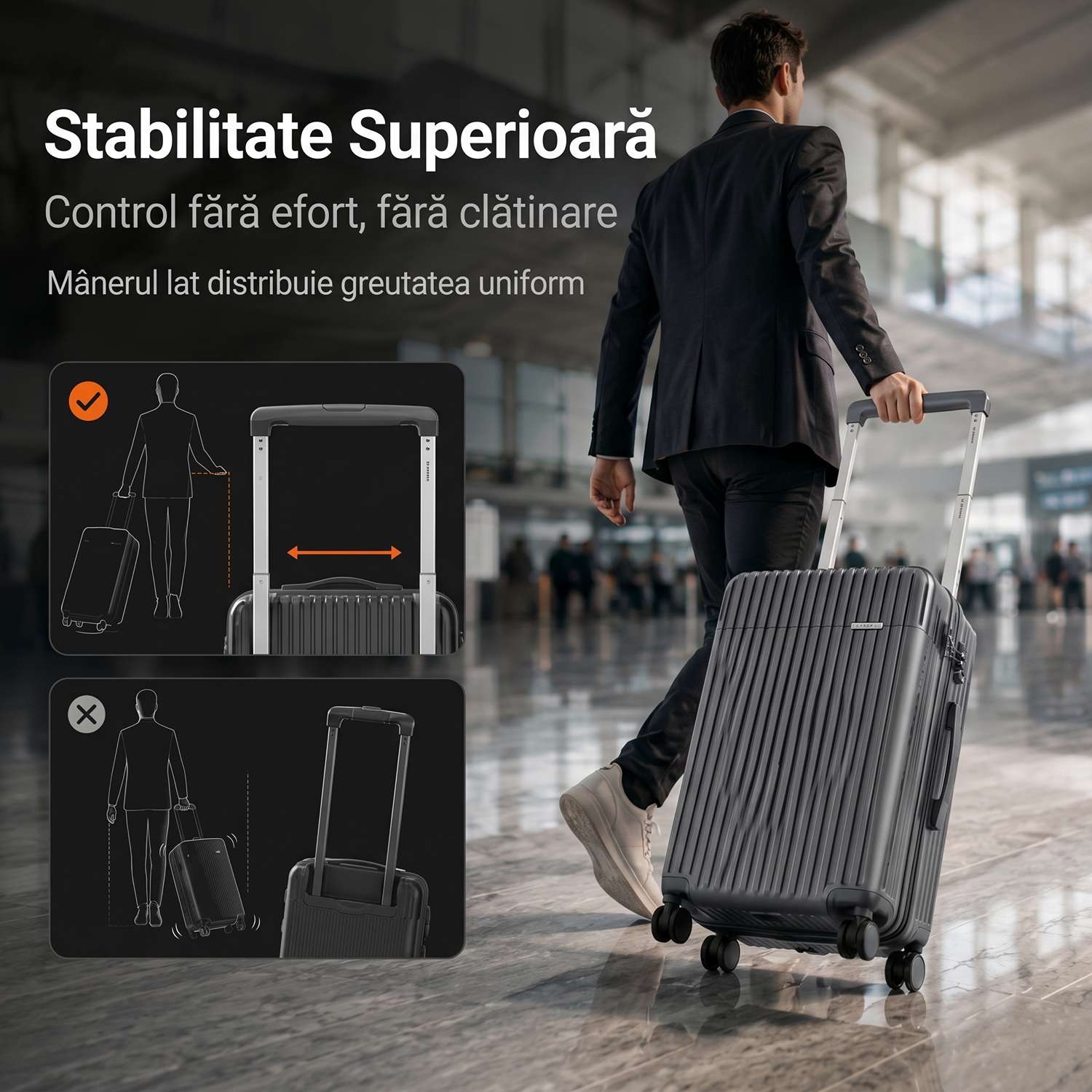 Set 3 Trolere Polipropilena special flexibil, Anti-casabil, Design cu ...