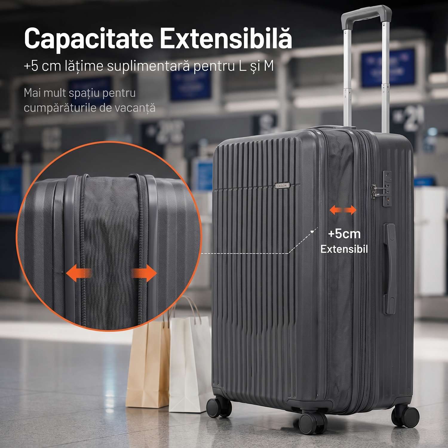 Set 3 Trolere Polipropilena special flexibil, Anti-casabil, Design cu ...