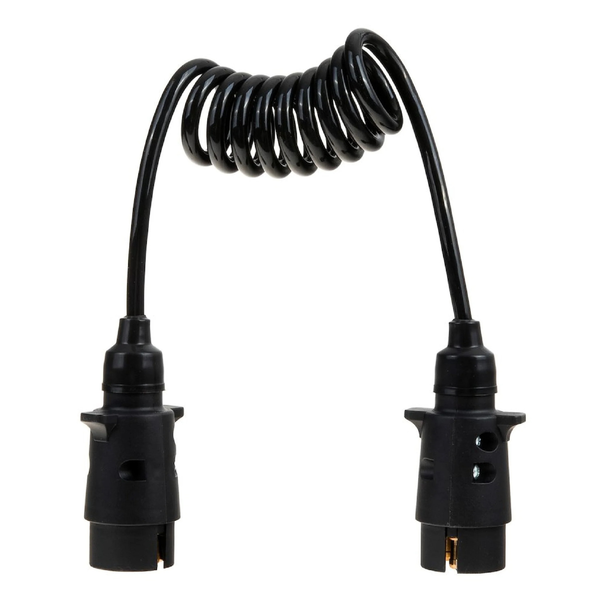Cablu prelungitor spiralat pentru remorca, 1, 5 m 7 pini 12V, Geko ...
