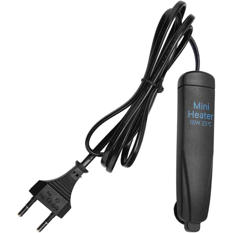 Incalzitor mini acvariu 16W fibra carbon 220V cablu 147cm alb - eMAG.ro