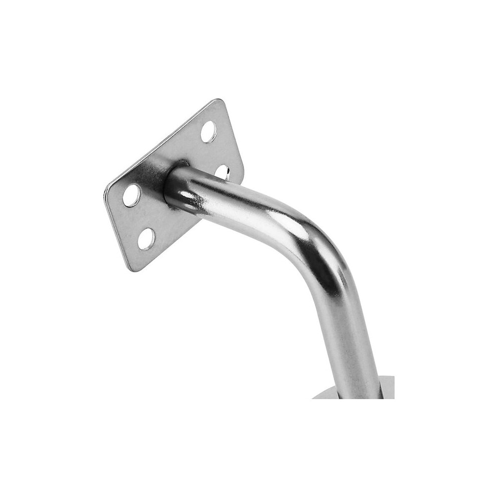 Set 6 suporturi balustrada inox, argintiu, 3.1x2.4x2.85inch, cu ...