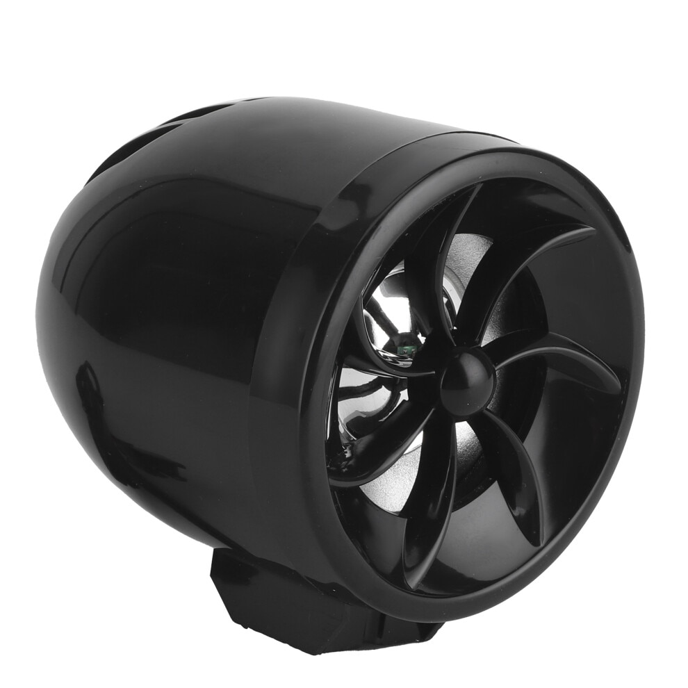 Amplificator audio motocicleta 12V 50W difuzor cu efect lumina albastra ...