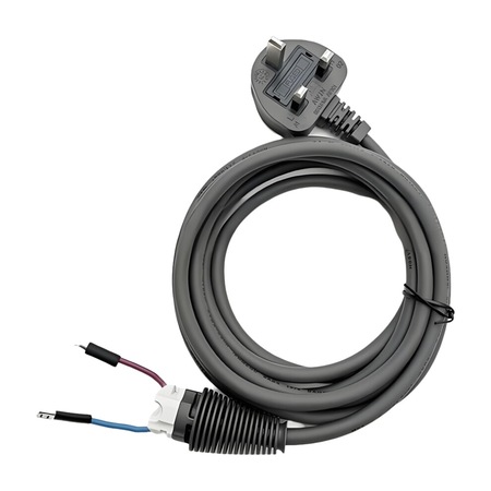 Cablu alimentare pentru aparat de coafat, 2.75m, gri, UK plug - eMAG.ro