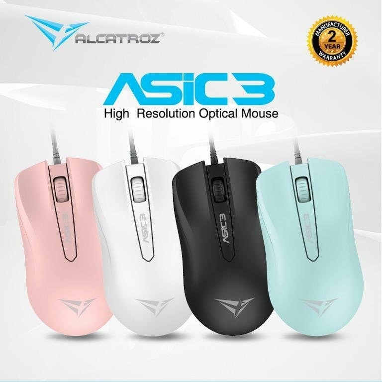 Mouse Alcatroz ASIC 3, ergonomic, 1600 CPI, portocaliu, 116x62x38mm ...